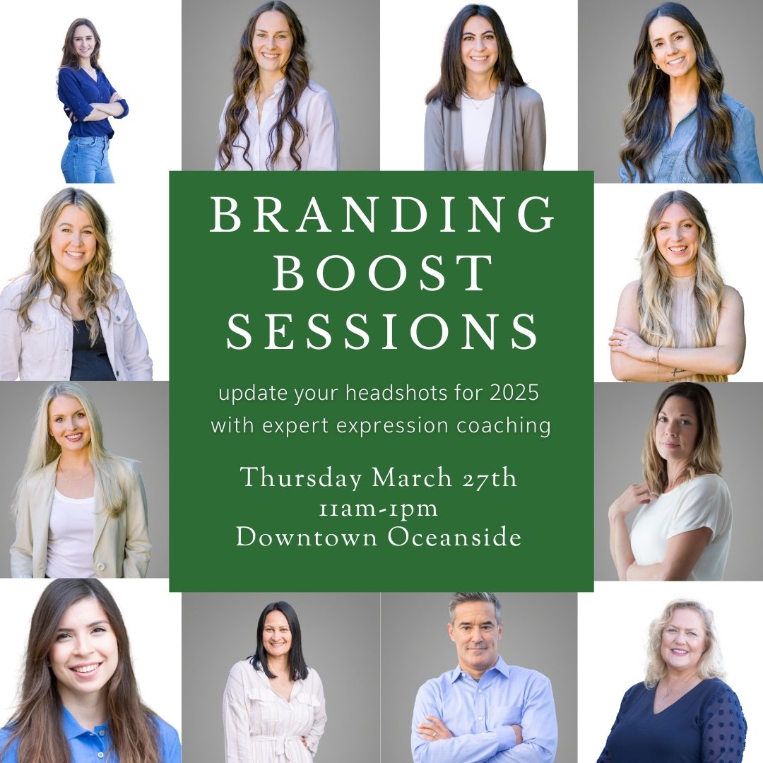 Headshot Refresh: Branding Boost Sessions in Downtown Oceanside
